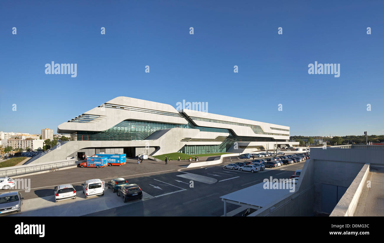 Pierresvives Building, Montpellier, France. Architect: Zaha Hadid ...