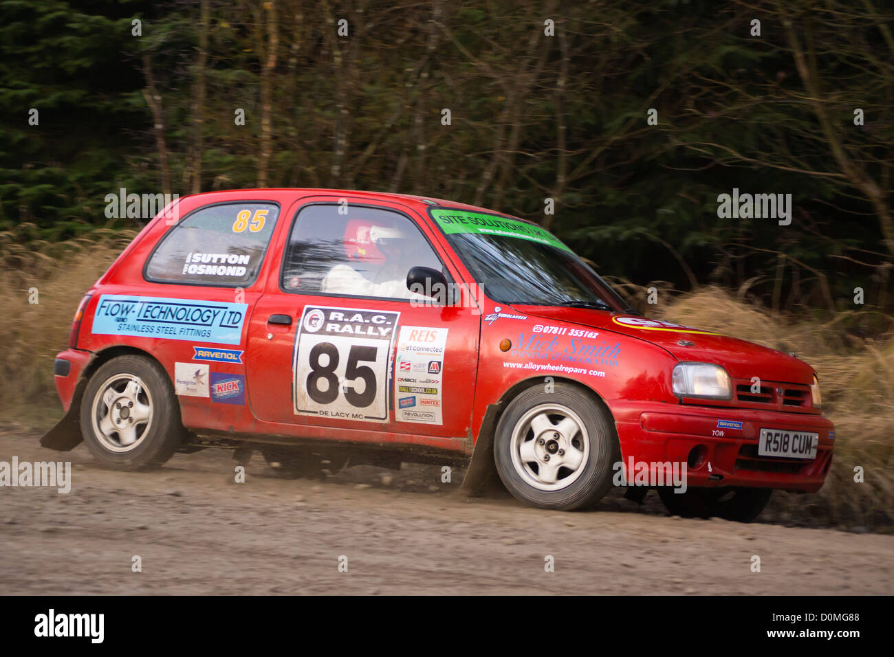 Pickering, North Yorkshire, UK. The Roger Albert Clark Rally 2012 Stock ...
