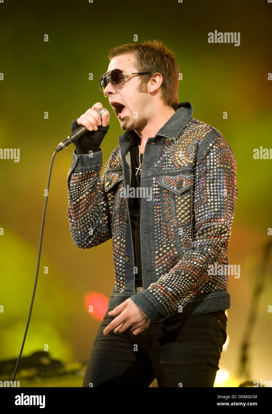 Tom Meighan of Kasabian The V Festival held at Weston Park ...