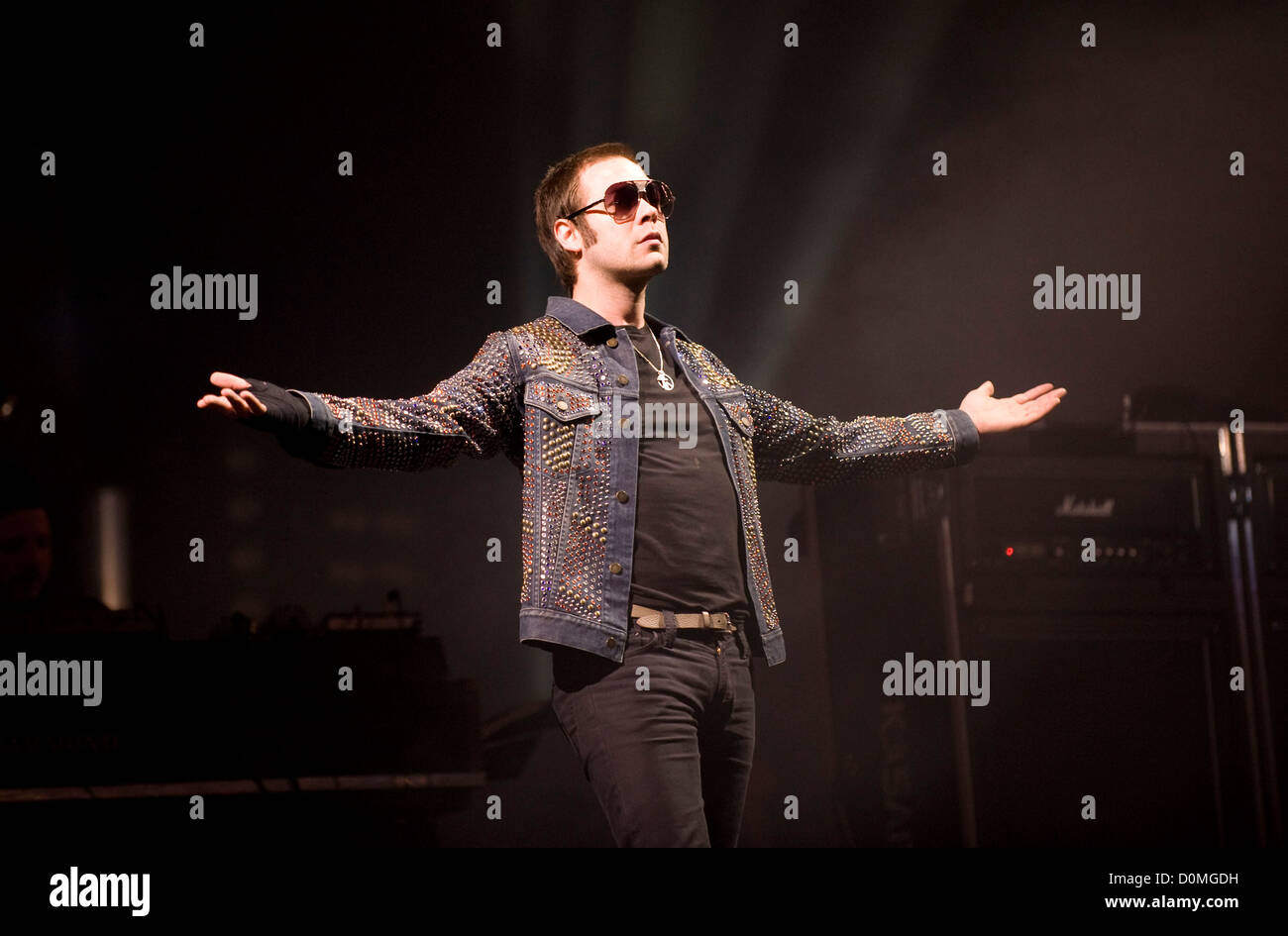 Tom Meighan of Kasabian The V Festival 2010 held at Weston Park ...