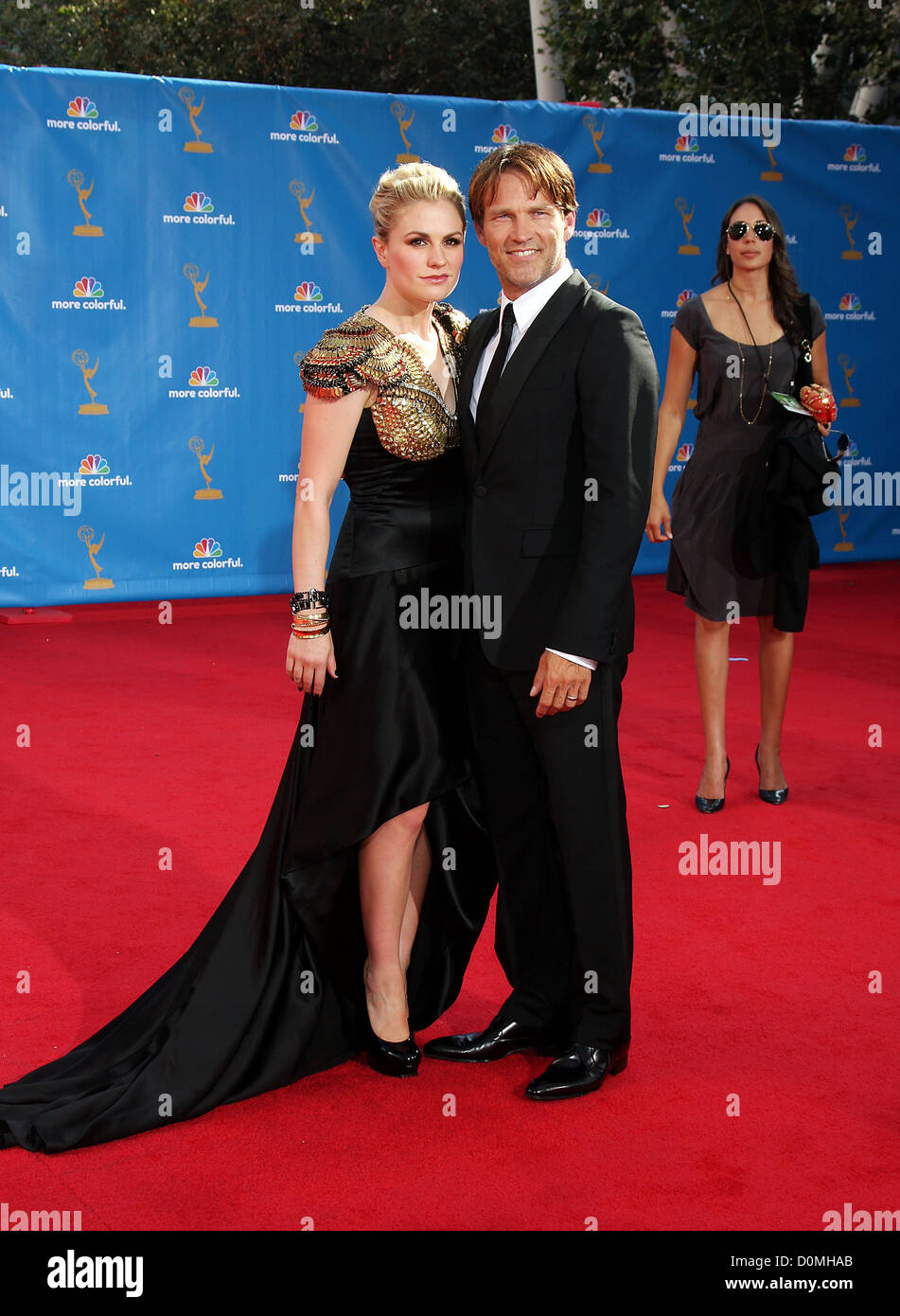 Stephen Moyer and wife Anna Paquin The 62nd Annual Primetime Emmy ...