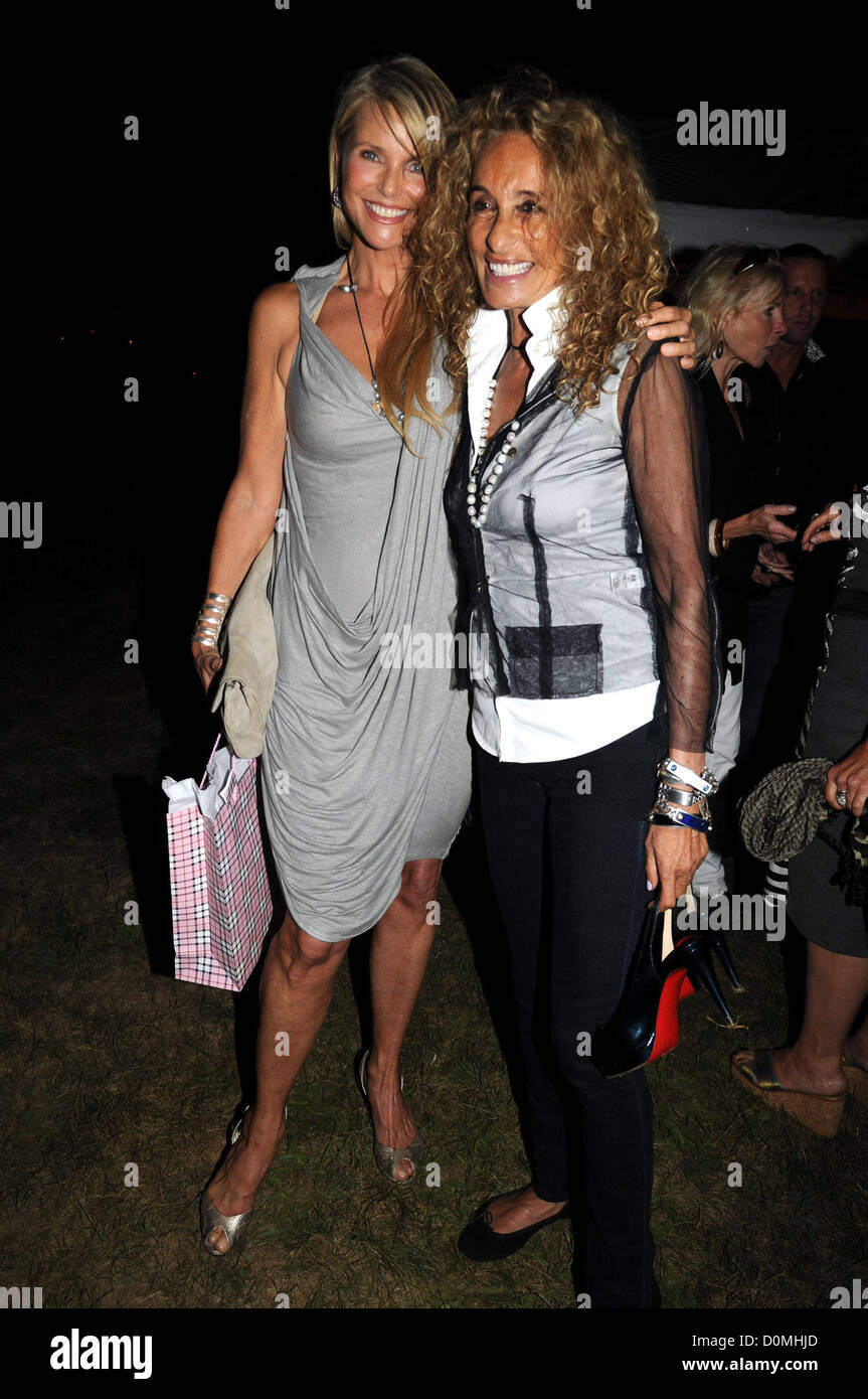Christie Brinkley and Ann Jones HEAT benefit in Bridgehampton for the ...
