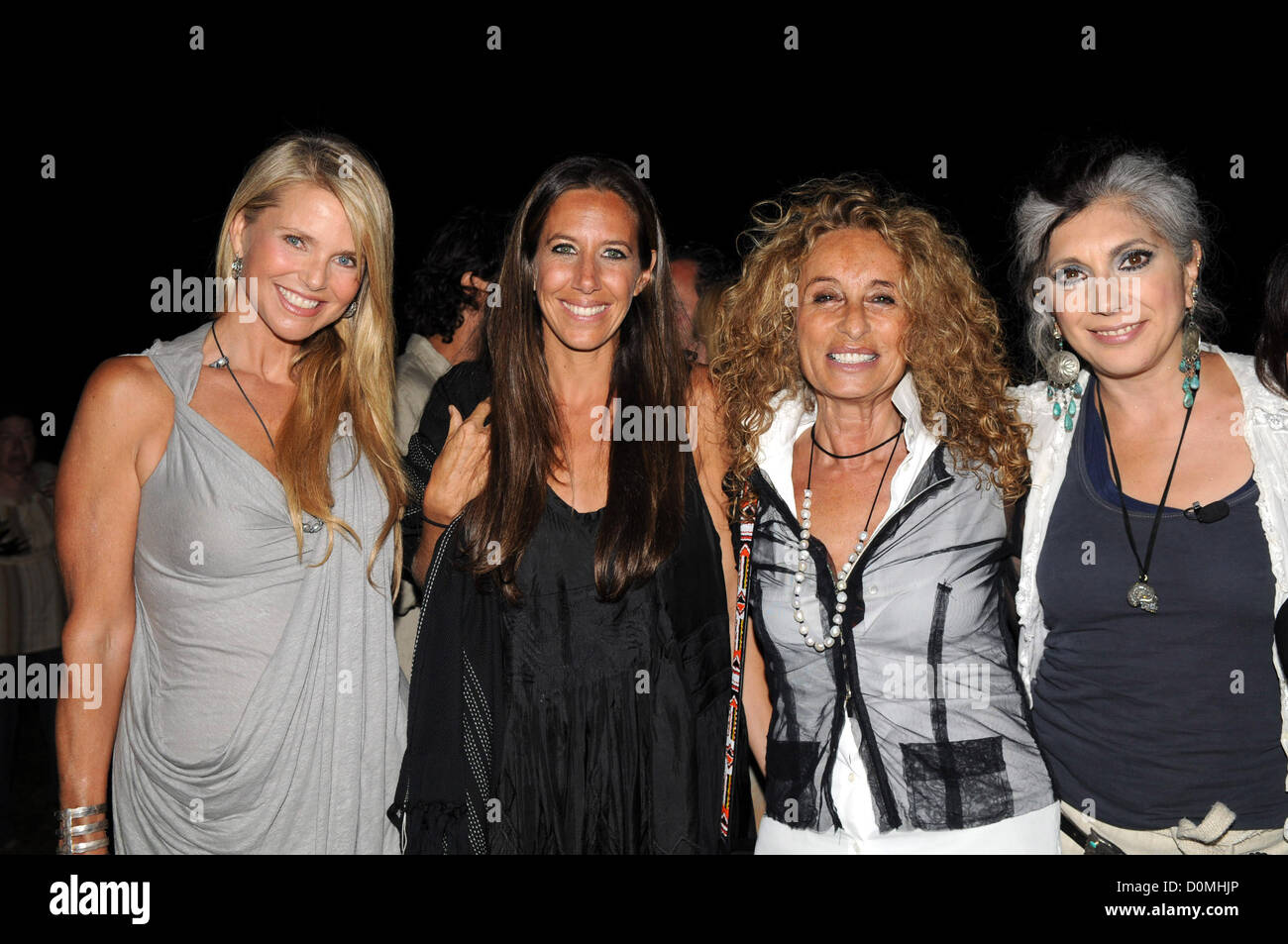 Christie Brinkley and Ann Jones HEAT benefit in Bridgehampton the Ellen ...