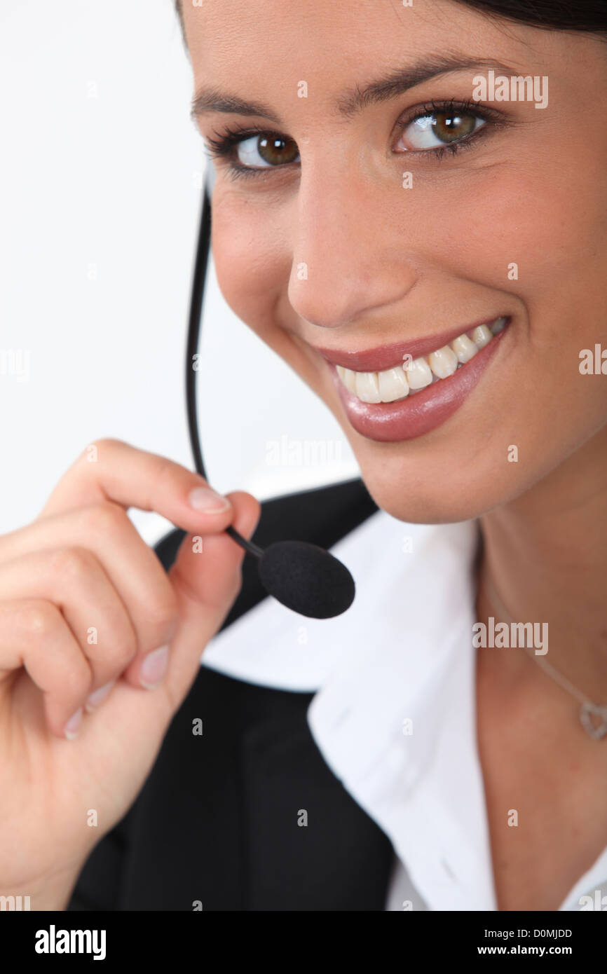 Telephonist hi-res stock photography and images - Alamy