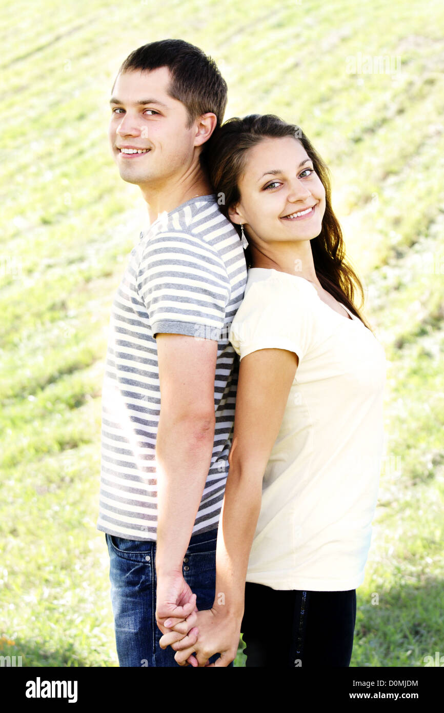 Back to back Stock Photo - Alamy