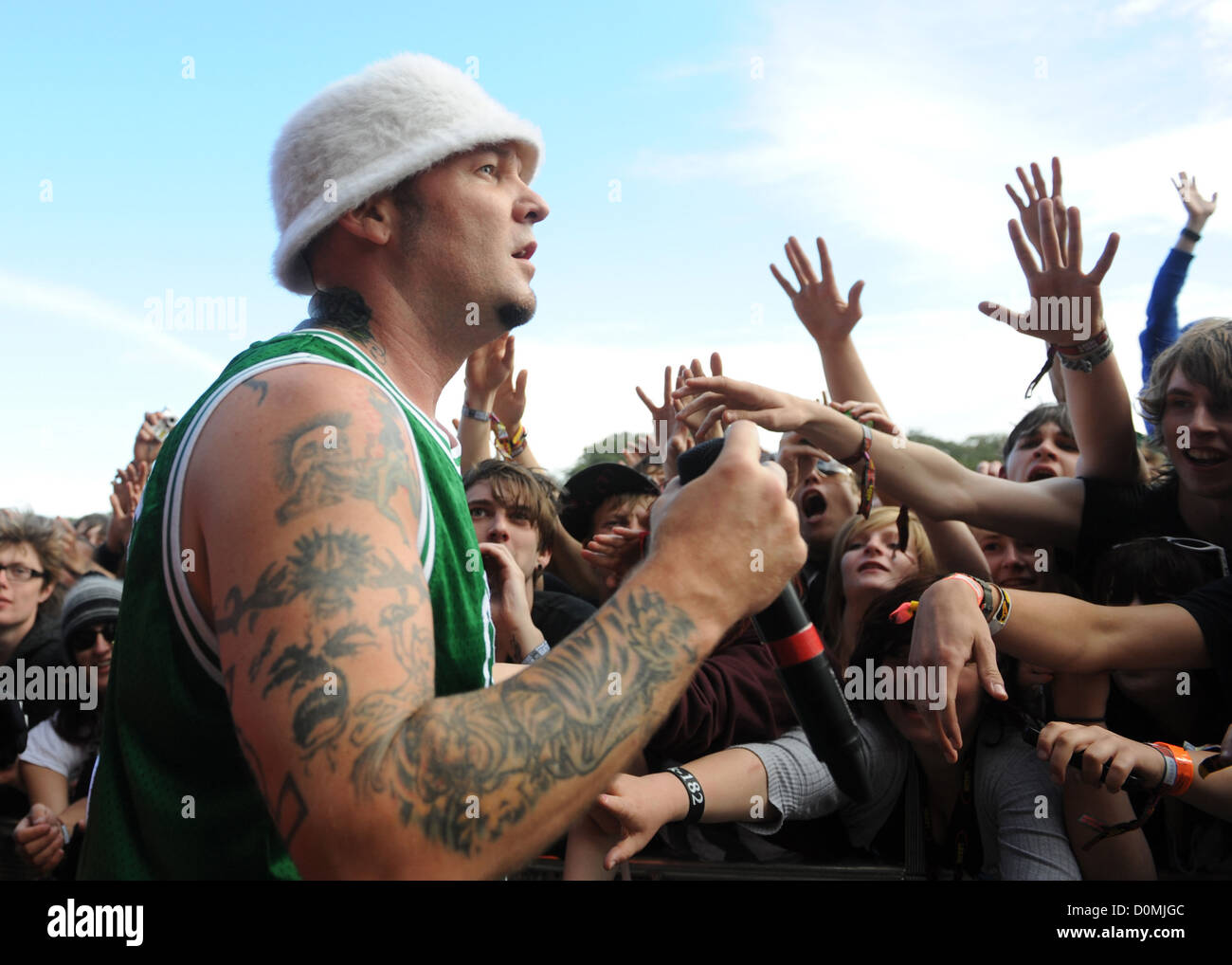 Limp Bizkit Leeds Festival 2010 at Bramhall Park - Day 2 Leeds, England ...