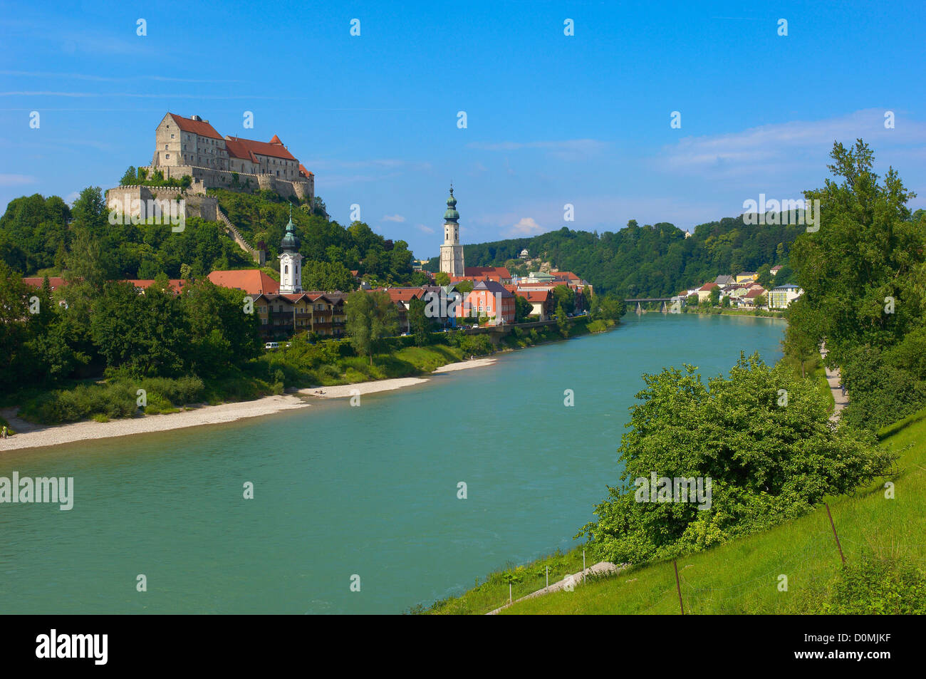 Burghausen, Castle, Altötting district, Upper Bavaria, Bavaria, Germany ...
