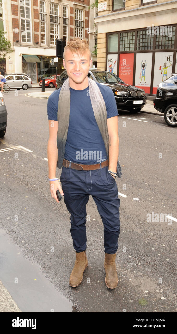 Lloyd Daniels Celebrities outside the Radio 1 studios. London, England ...
