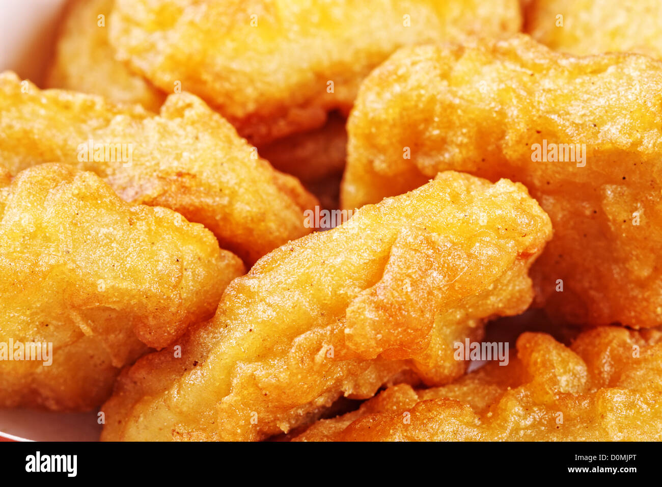 Chicken nuggets closeup Stock Photo - Alamy