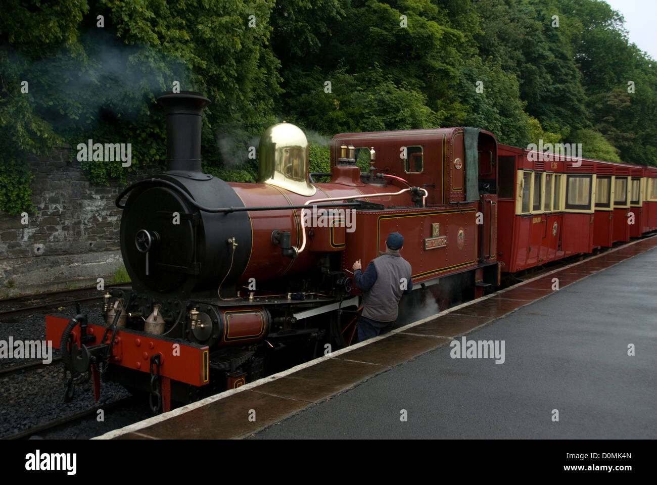 ISLE OF MAN; DOUGLAS; MANX STEAM RAILWAY ENGINE (Bayer Peacock 1908 ...