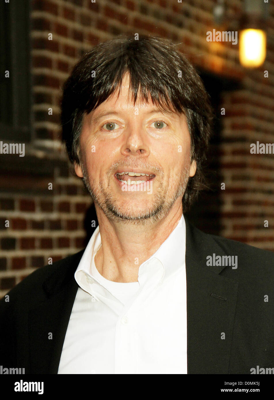 Marc Burns Celebrities outside The Ed Sullivan Theater for 'The Late ...