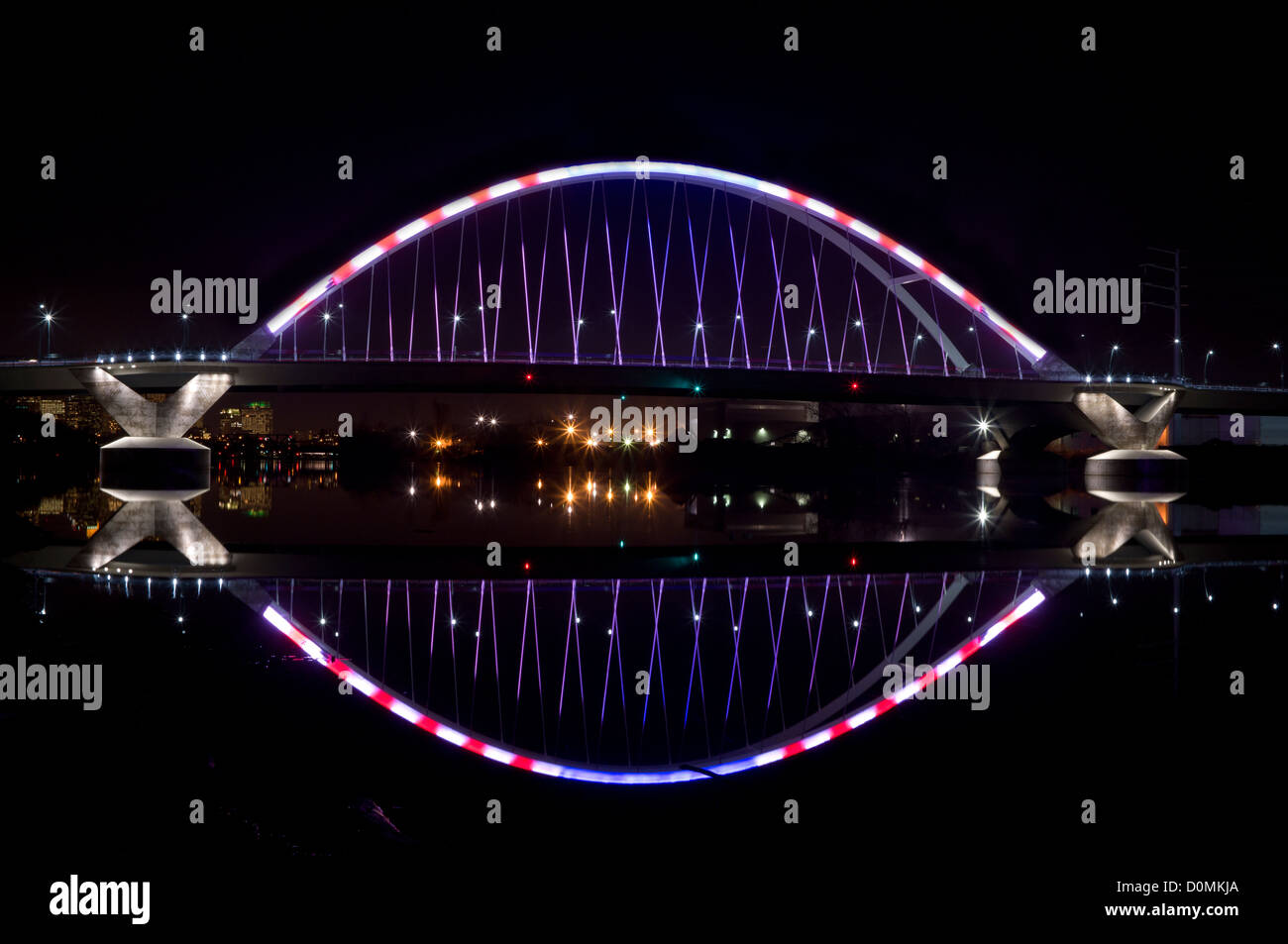 Lowry Avenue or County Highway 153 bridge spanning Mississippi River in ...