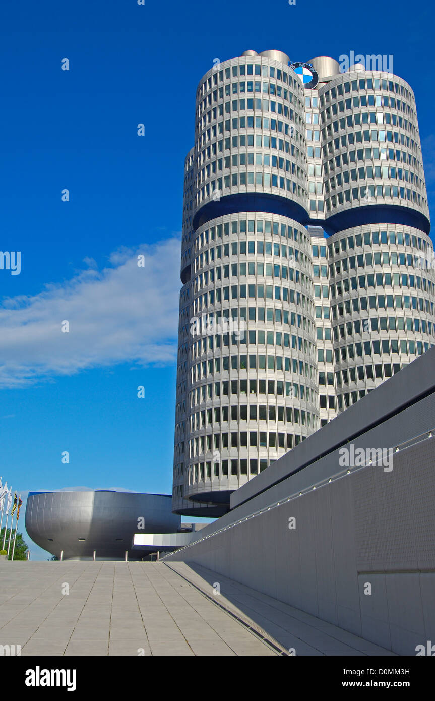BMW, Munich, BMW Museum, BMW Headquarters, Bavaria, Germany Stock Photo ...