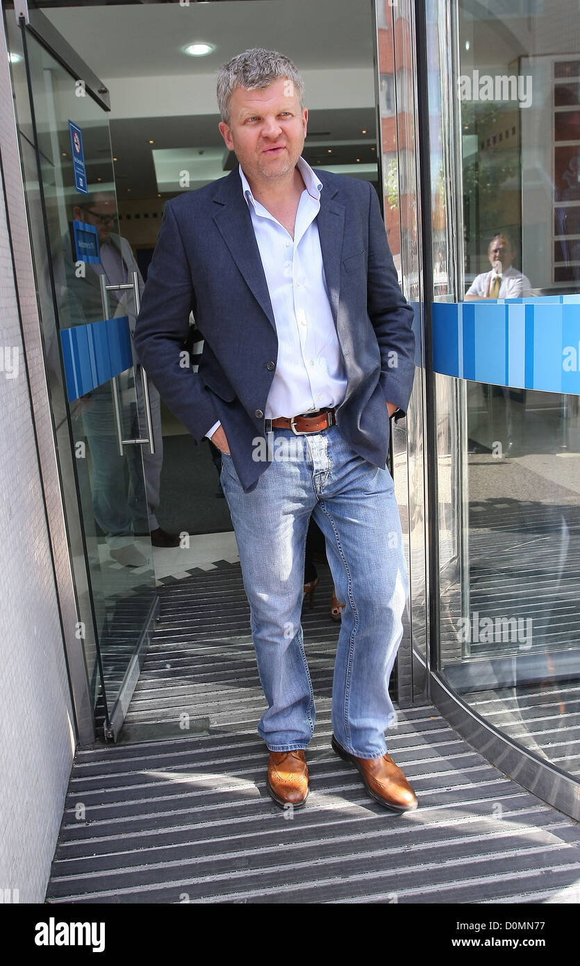 Adrian Chiles outside the ITV television studios London, England Stock ...
