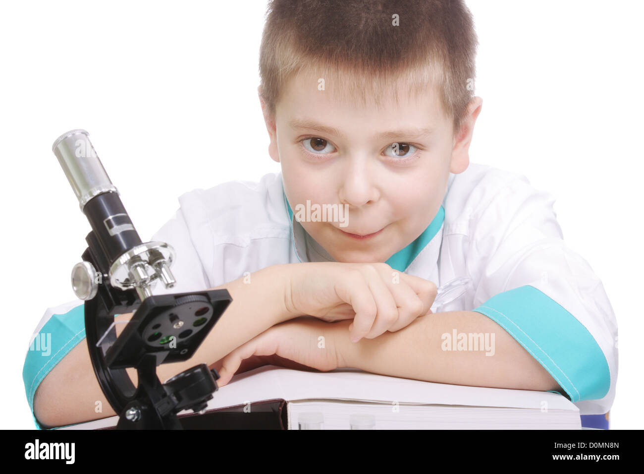 Researcher and book Stock Photo - Alamy