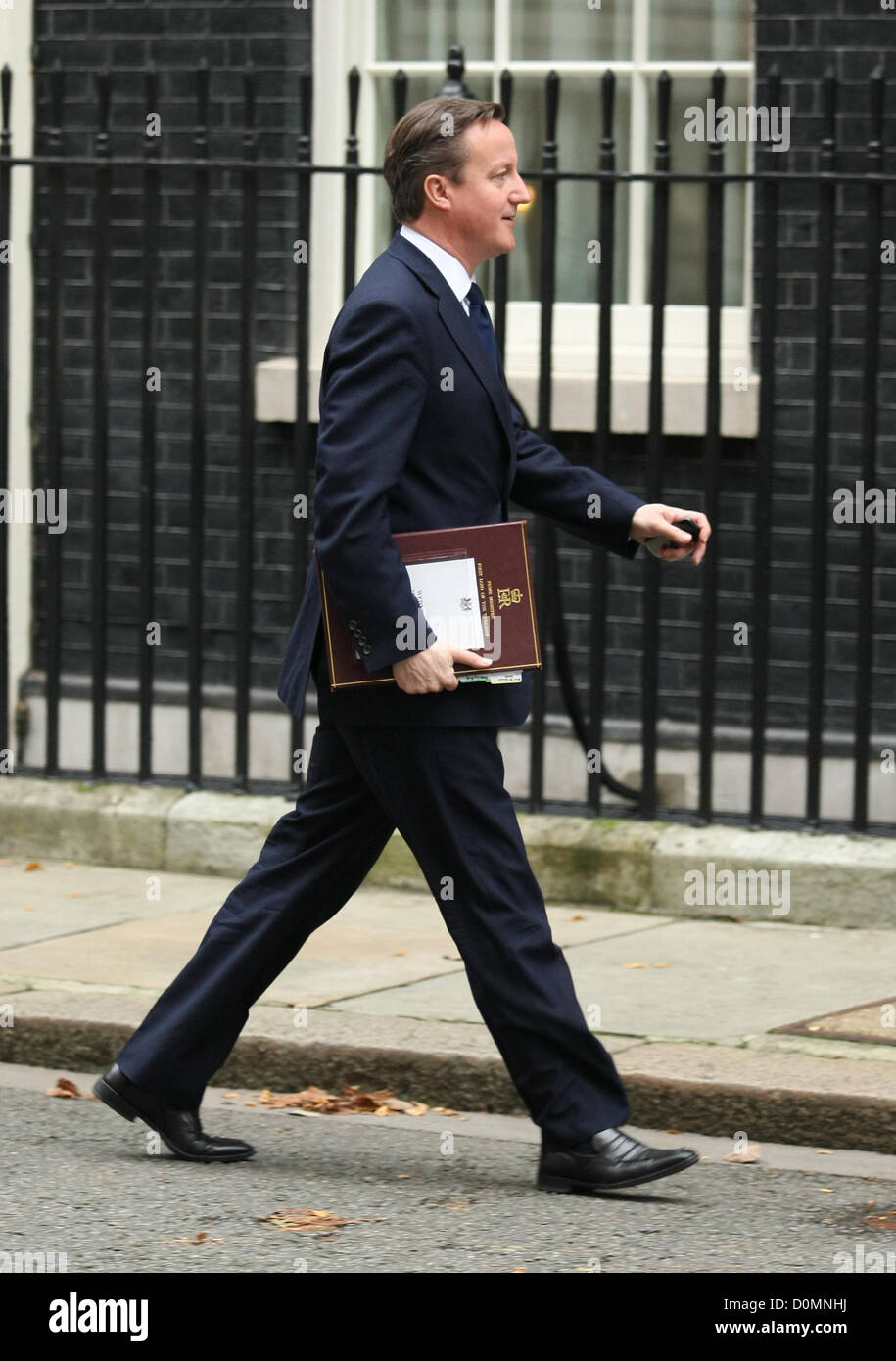 DAVID CAMERON BRITISH PRIME MINISTER ARRIVES AT DOWNING STREET LONDON ...