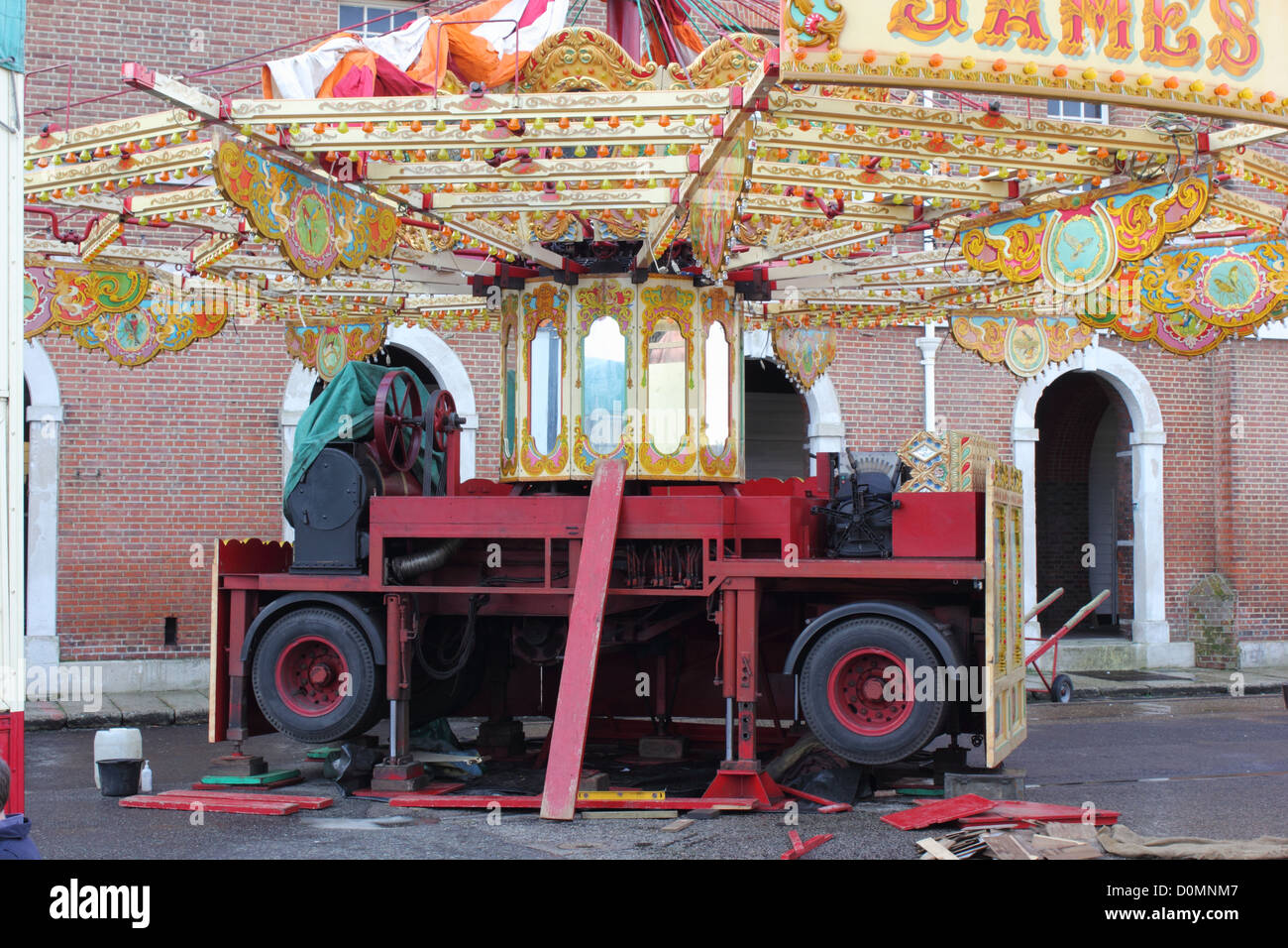 Antique carnival ride hi-res stock photography and images - Alamy