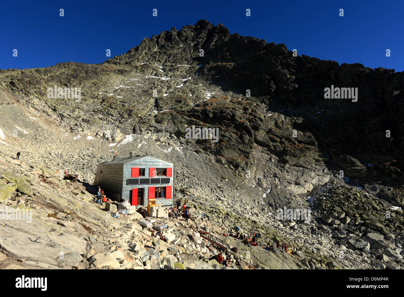 The mountain chalet "Chata pod Rysmi" after reconstruction, High Tatras ...