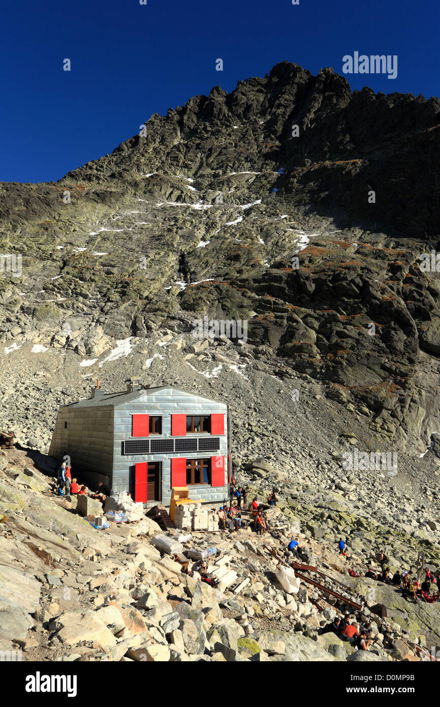 The mountain chalet "Chata pod Rysmi" after reconstruction, High Tatras ...