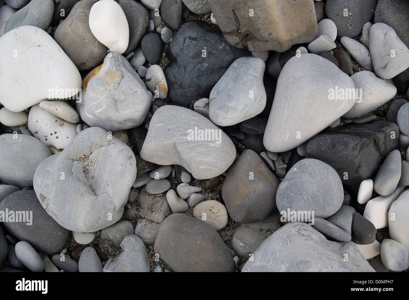 Close up of pebbles on a beach Stock Photo - Alamy