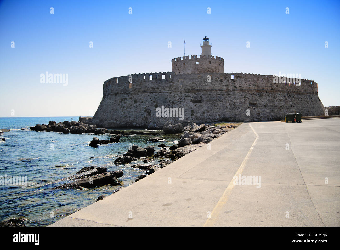 Fort of Rhodes Stock Photo - Alamy