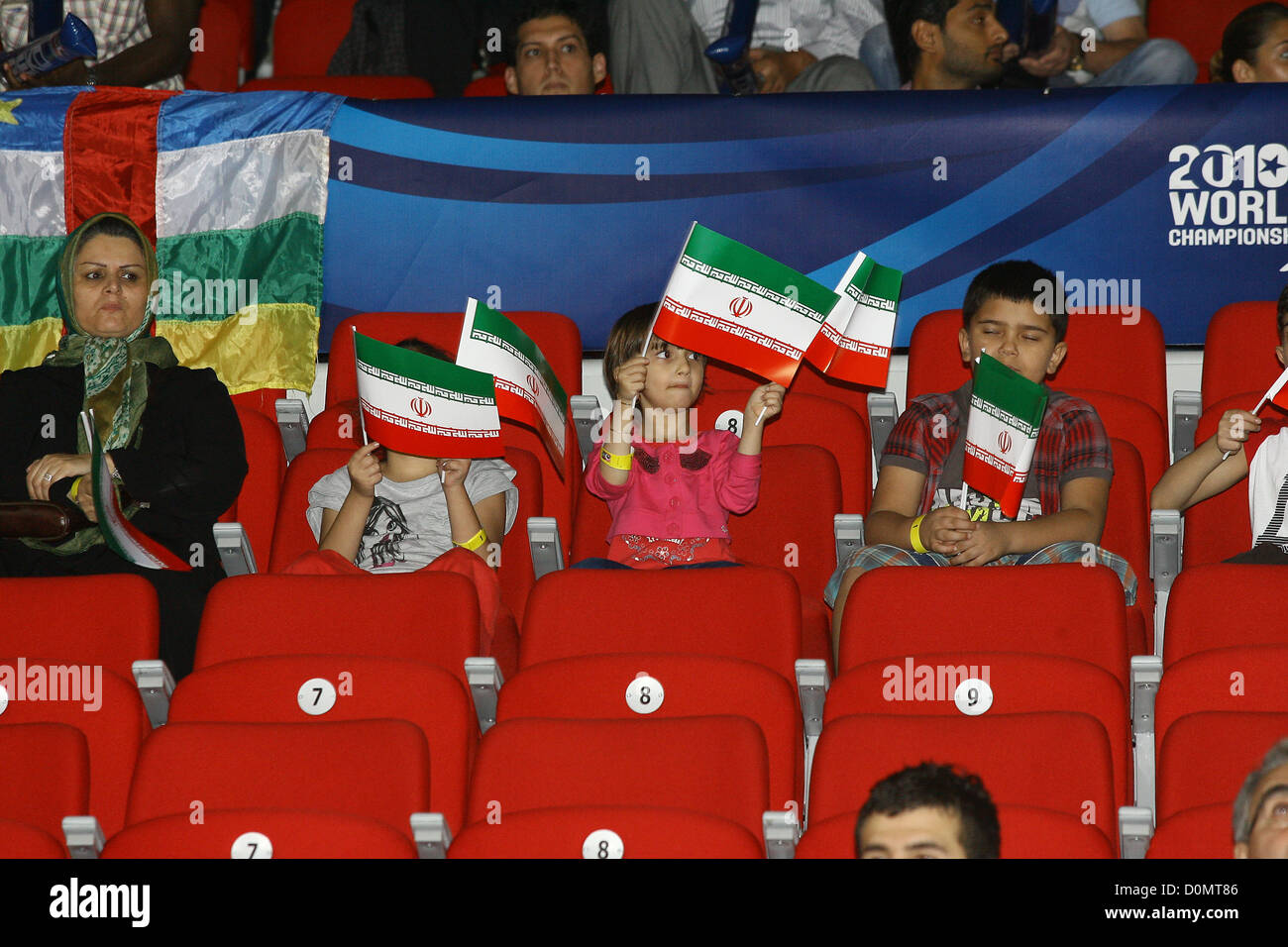 Iranian Fans 2010 FIBA World Championship Group B match between USA and ...