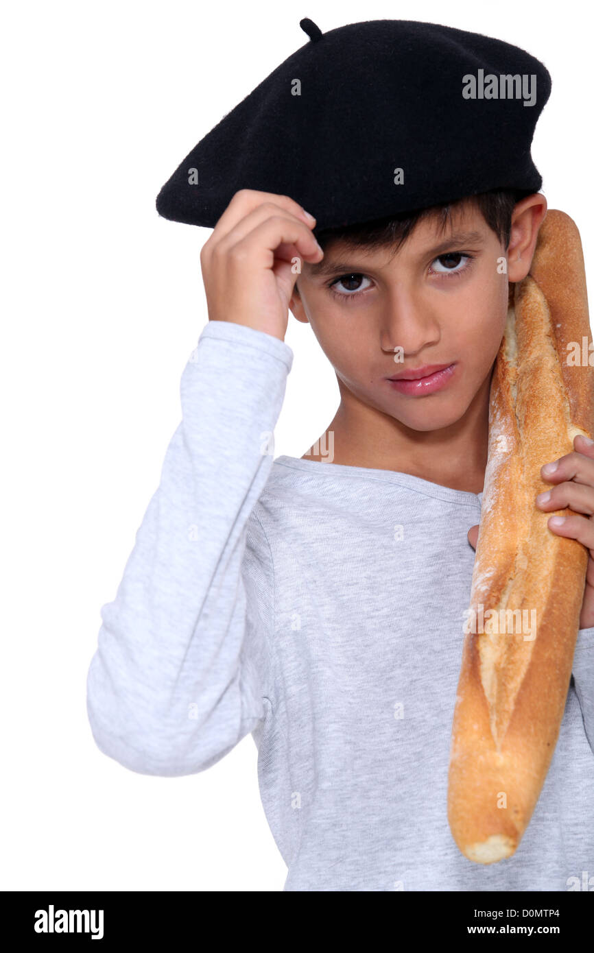 boy with slice of bread Stock Photo - Alamy