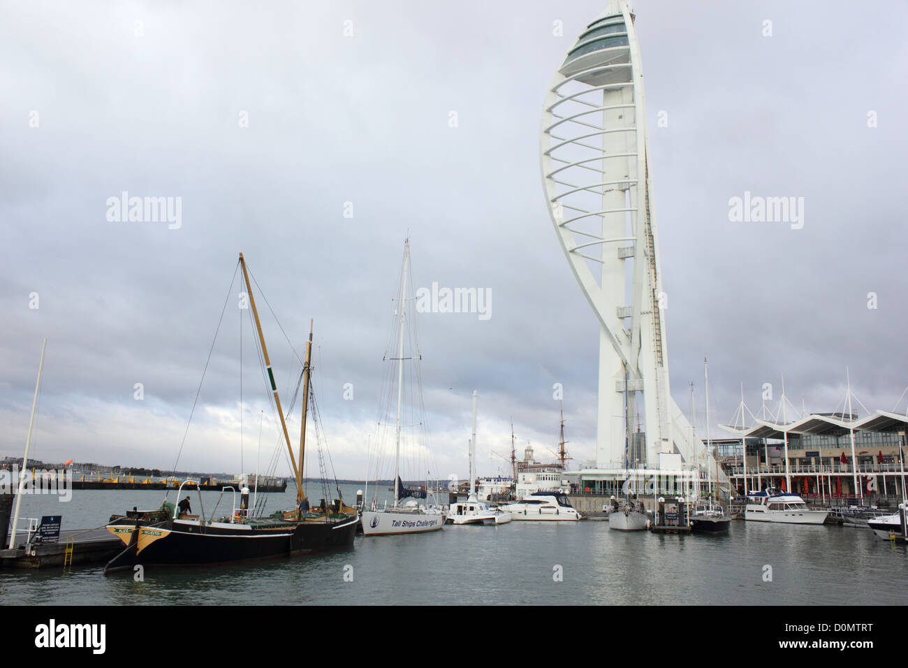 The Spinnaker tower Stock Photo - Alamy
