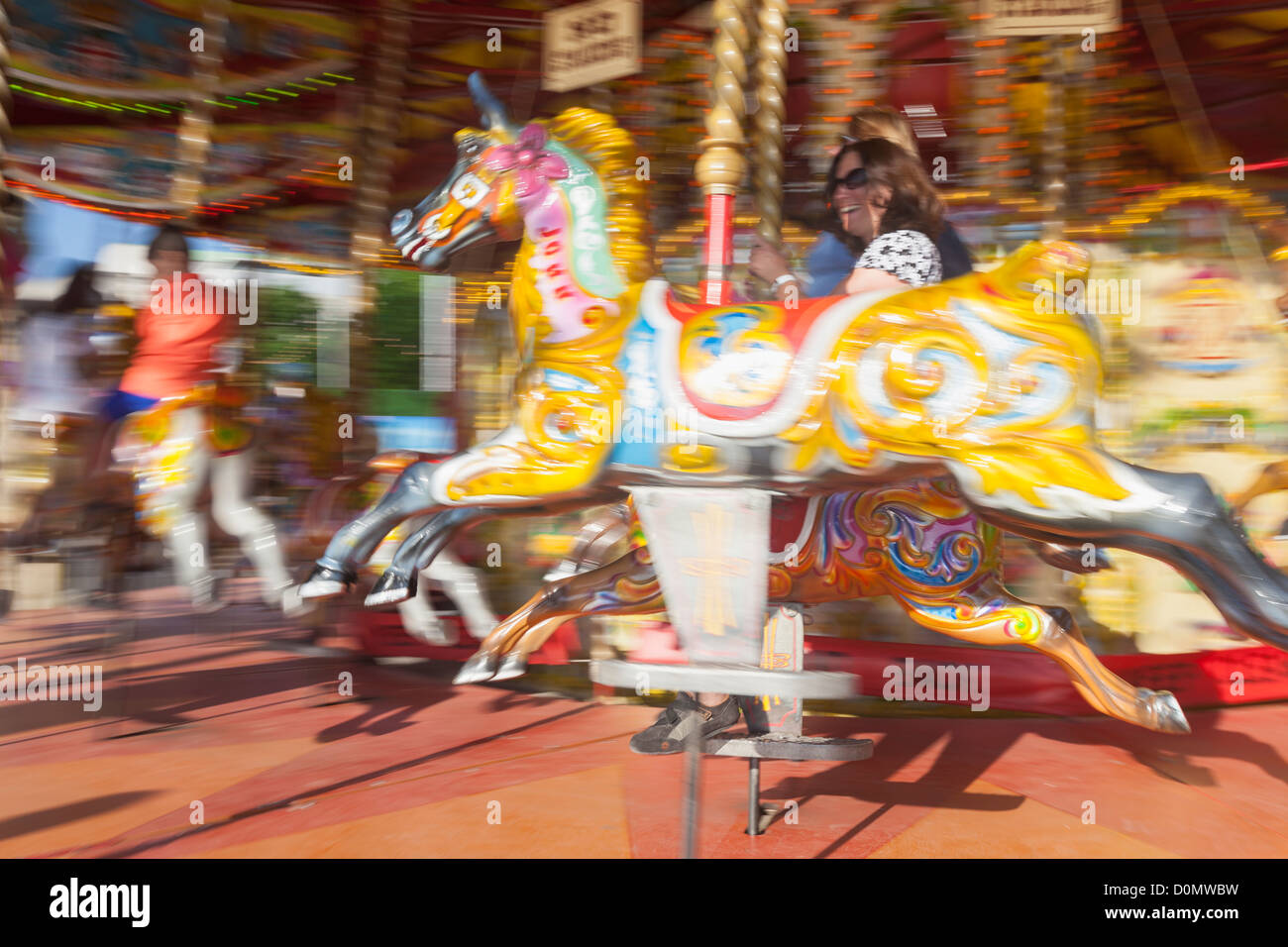 Fairground ride funfair uk hi-res stock photography and images - Alamy