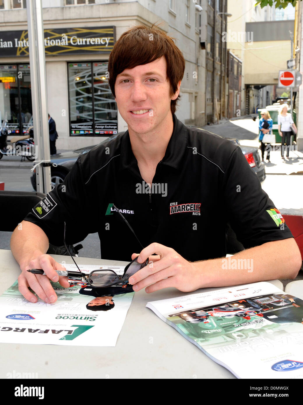 Kyle Marcelli 'Mosport RaceFest 2010' driver autograph session held ...