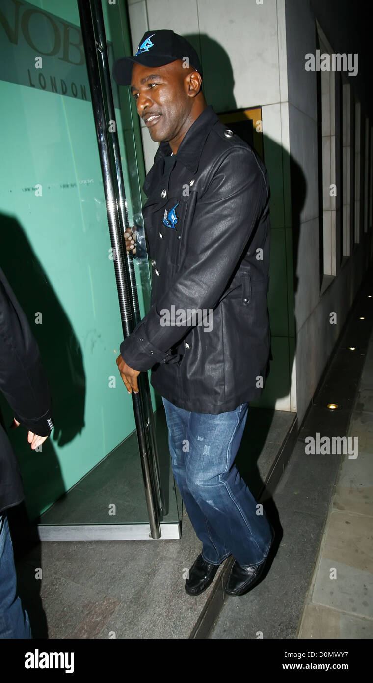 Former world heavyweight boxing champion Evander Holyfield aka "the ...