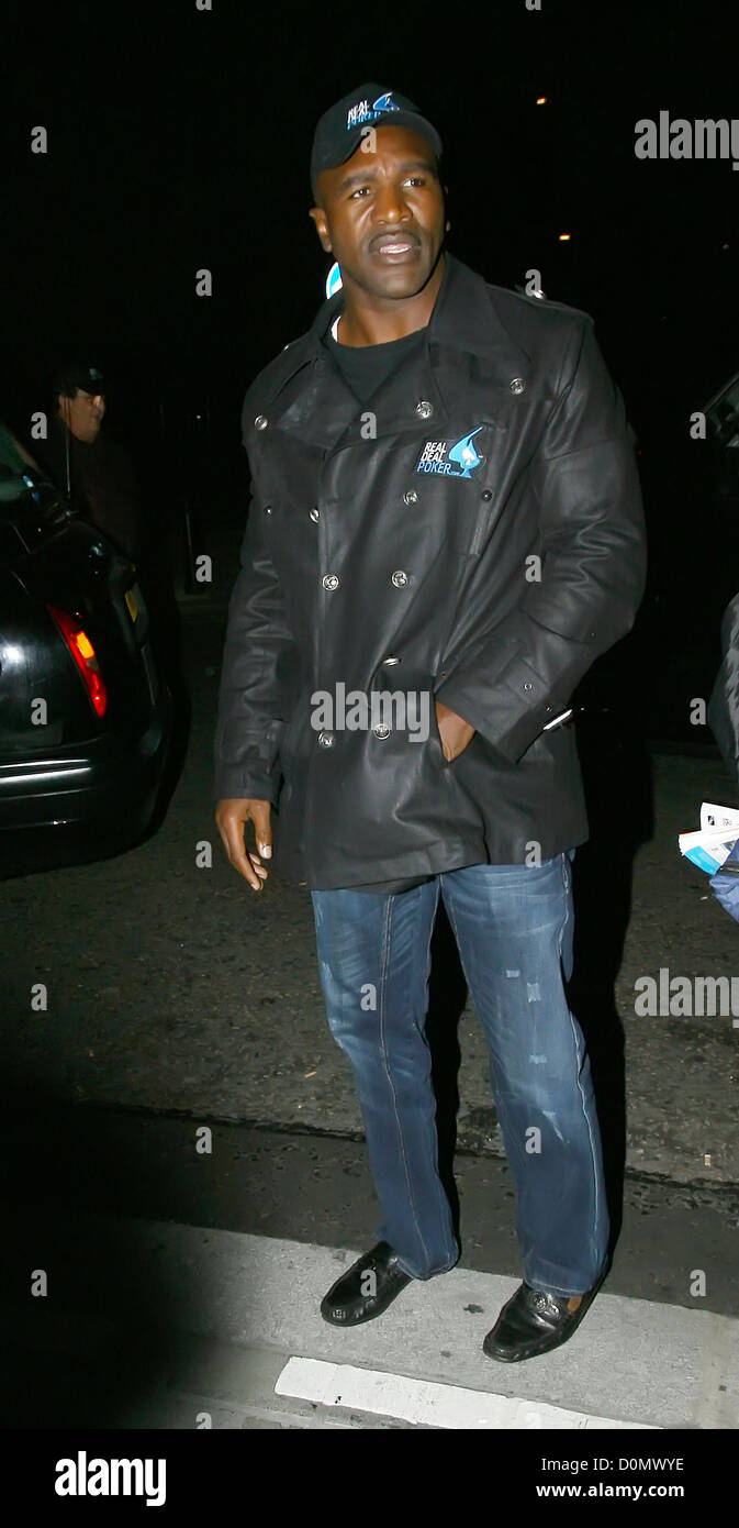 Former world heavyweight boxing champion Evander Holyfield aka "the ...