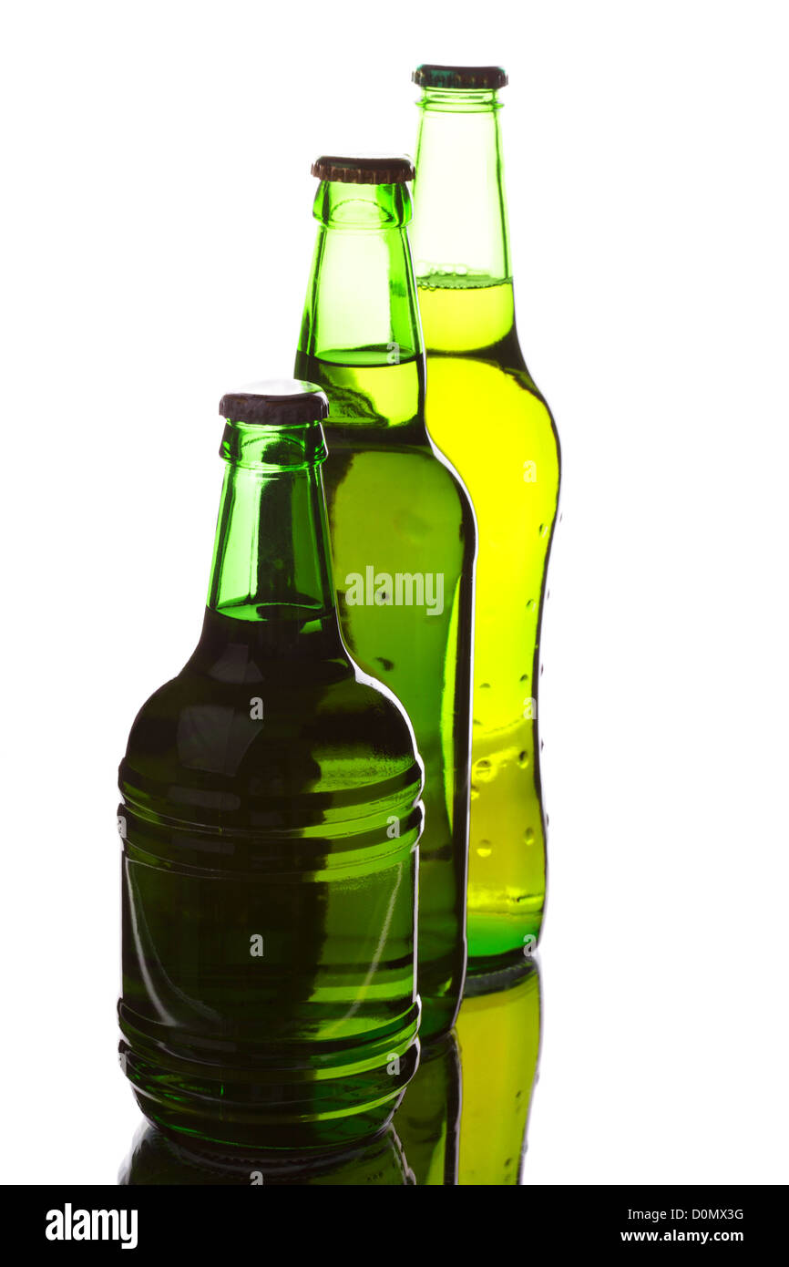 Beer bottles of different shapes Stock Photo - Alamy