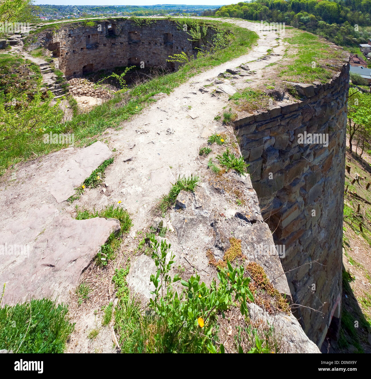 Ancient fortress ruins Stock Photo - Alamy