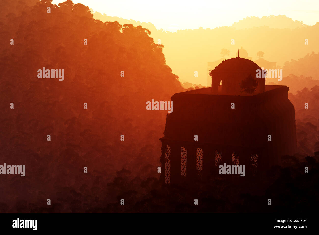 Ancient culture concept 3D render Stock Photo - Alamy