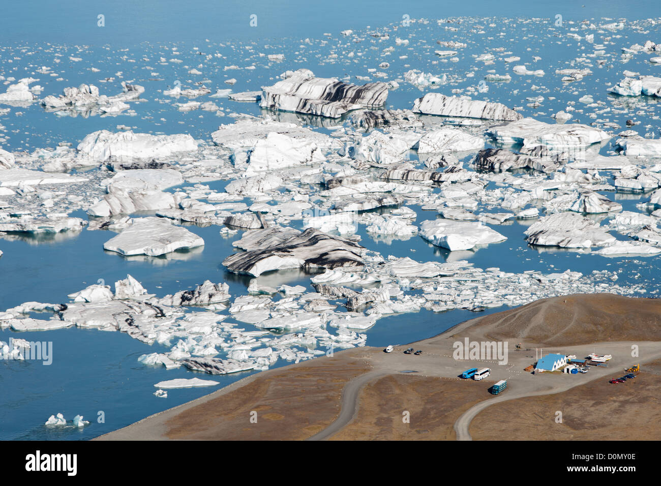 Jokulsarlon aerial hi-res stock photography and images - Alamy