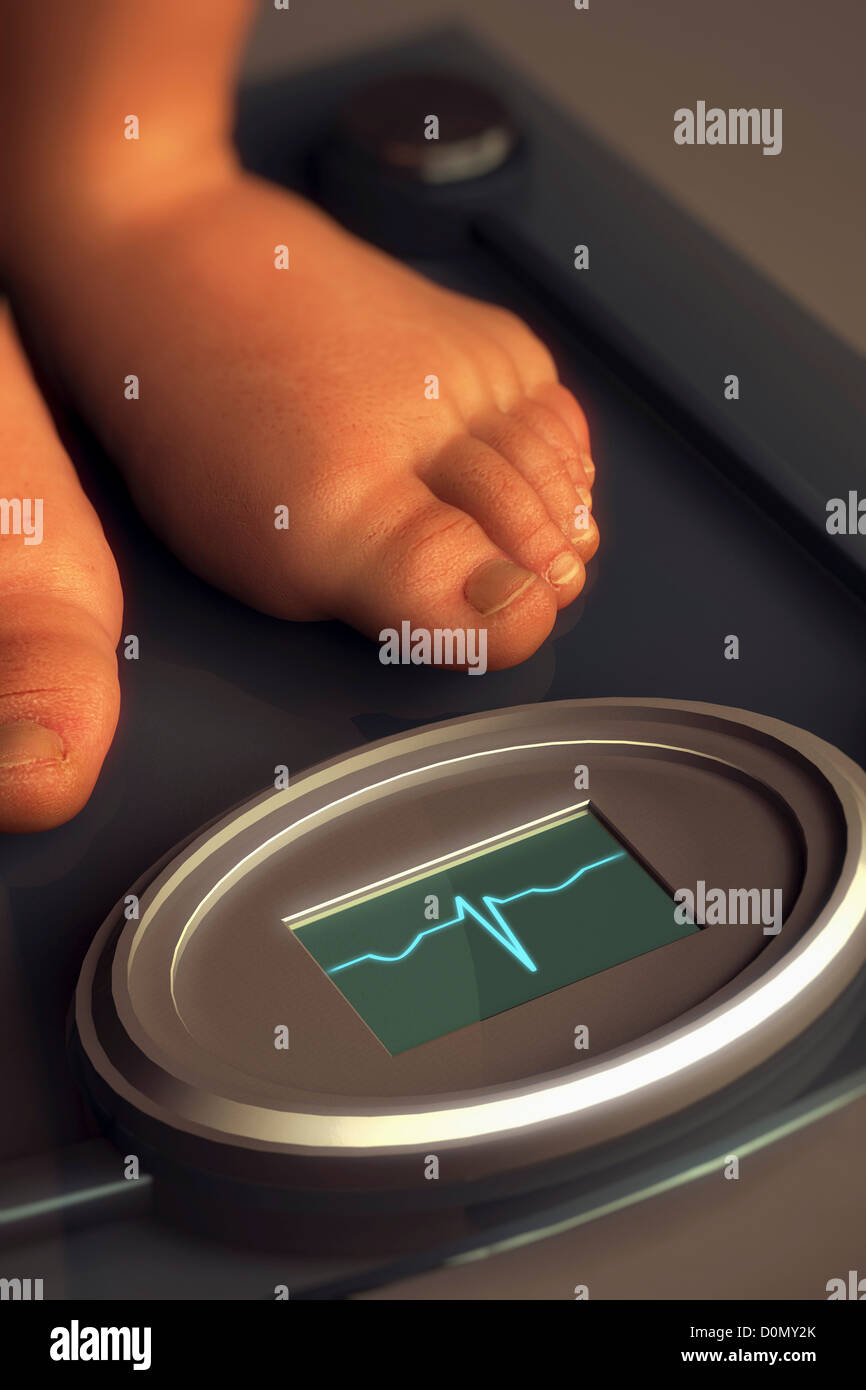 Person On Medical Scale