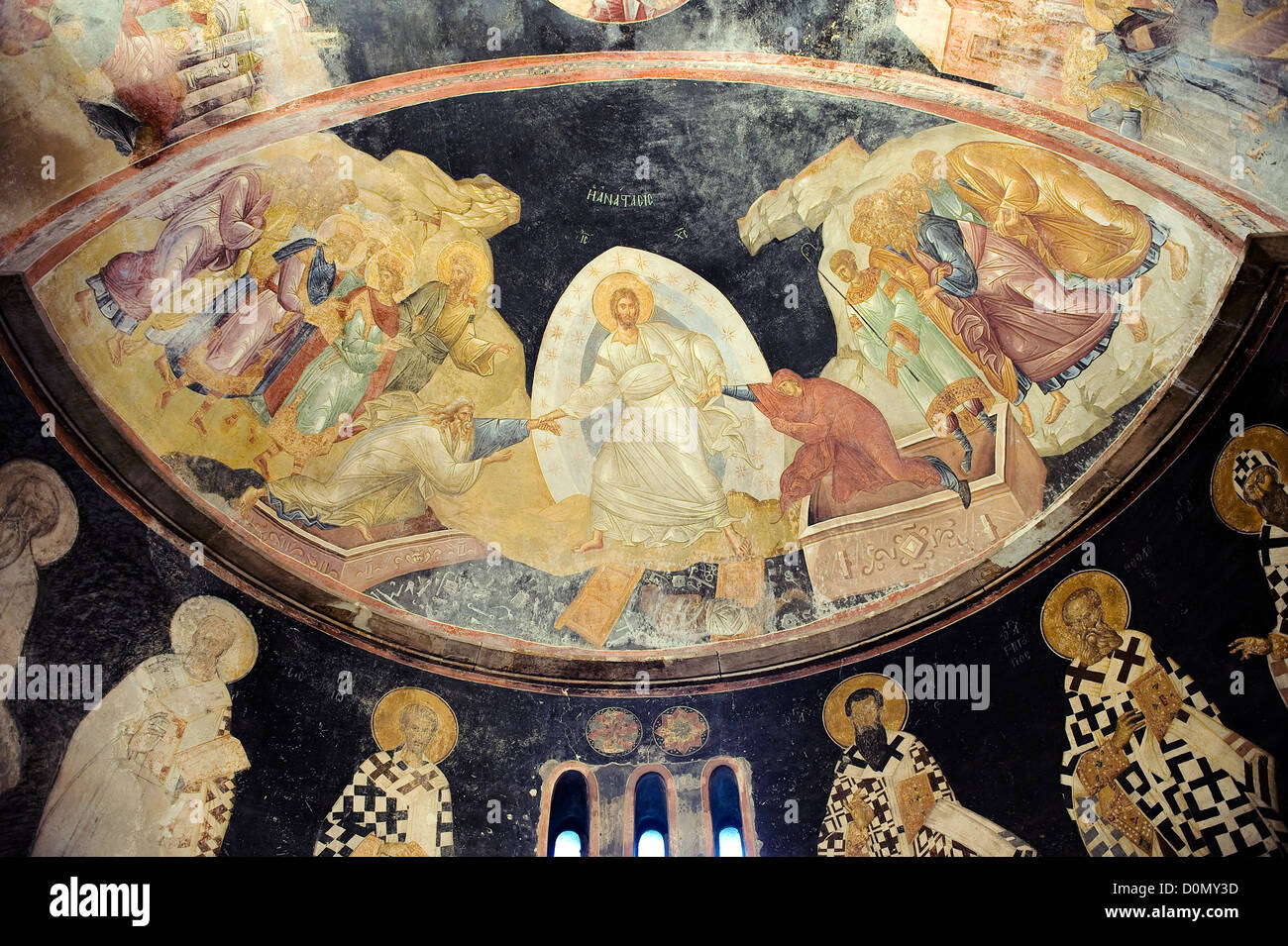 Fresco of Anastasias, Parecclesion, Chora Monastery Istanbul Stock ...