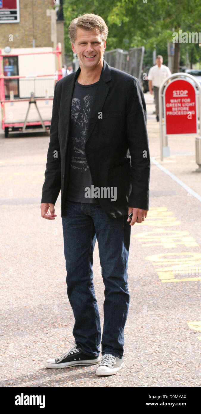 Andrew Castle leaves the ITV studios London, England Stock Photo - Alamy