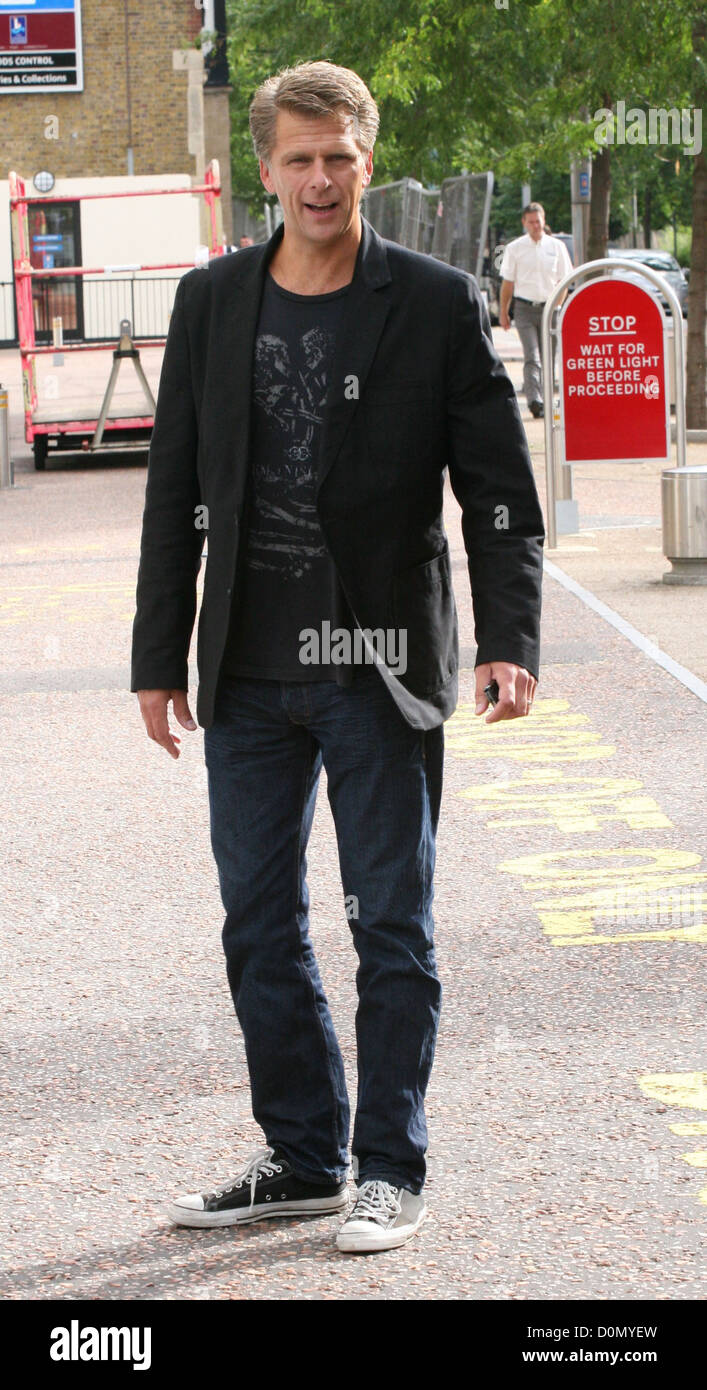 Andrew Castle leaves the ITV studios London, England Stock Photo - Alamy