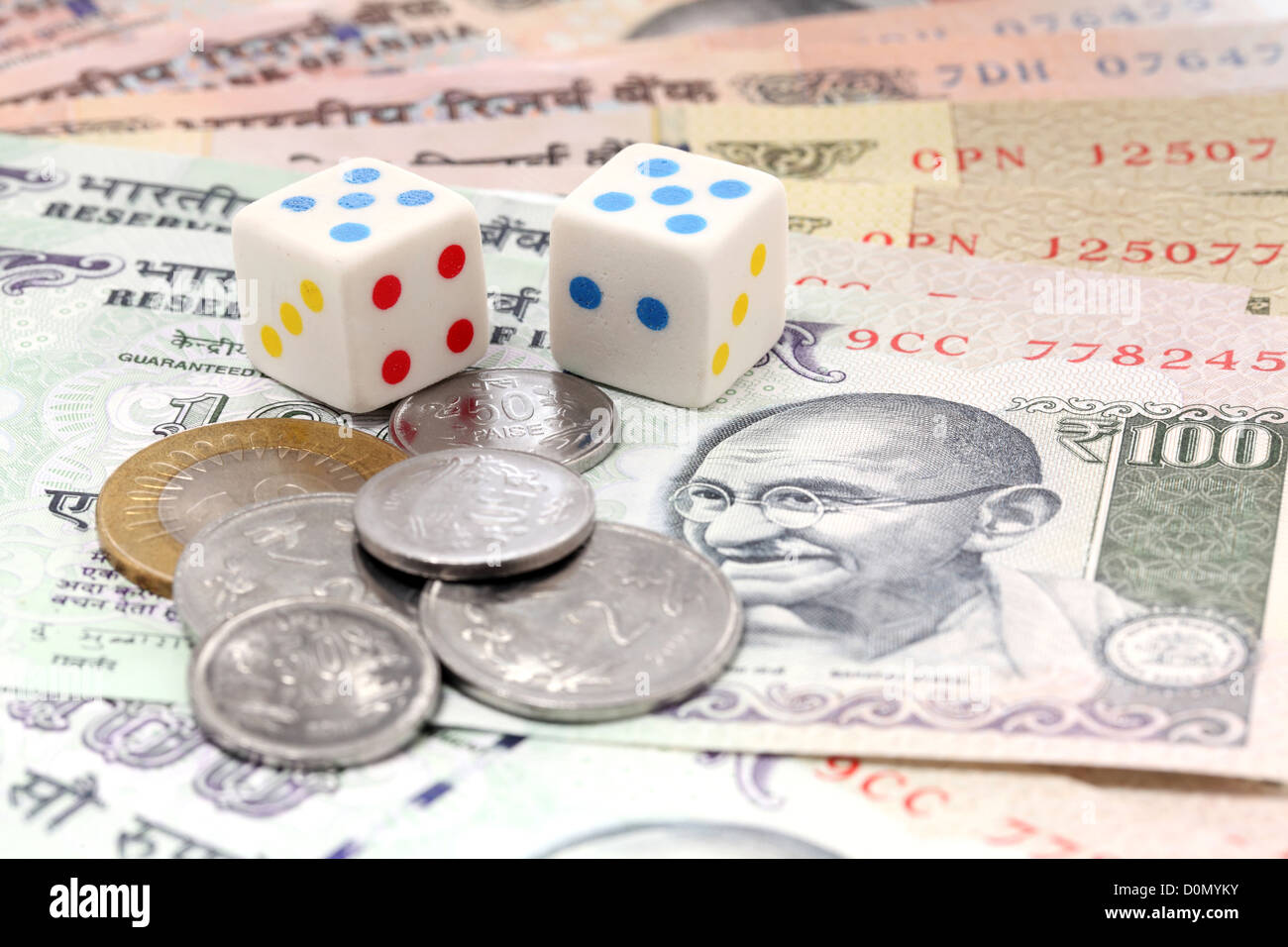 Indian rupee coins hi-res stock photography and images - Alamy