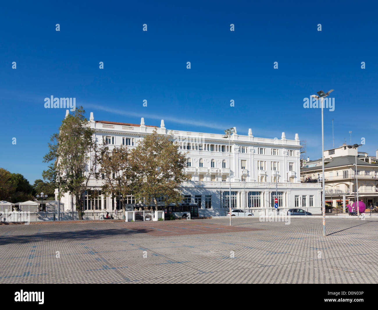 The grand hotel, Riccione, Italy Stock Photo - Alamy