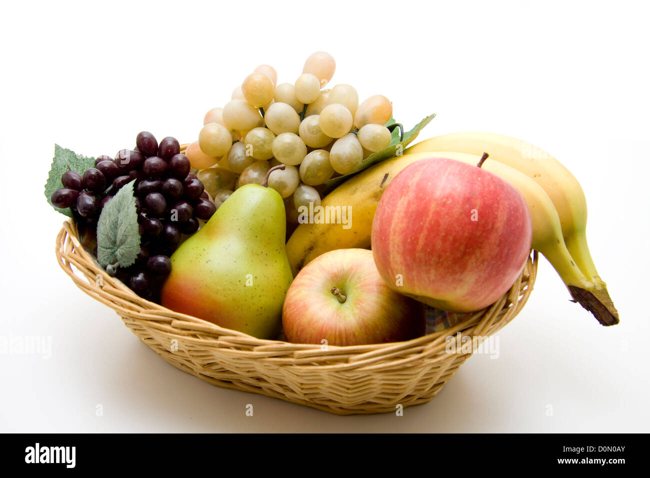 Fresh fruit in the basket Stock Photo - Alamy