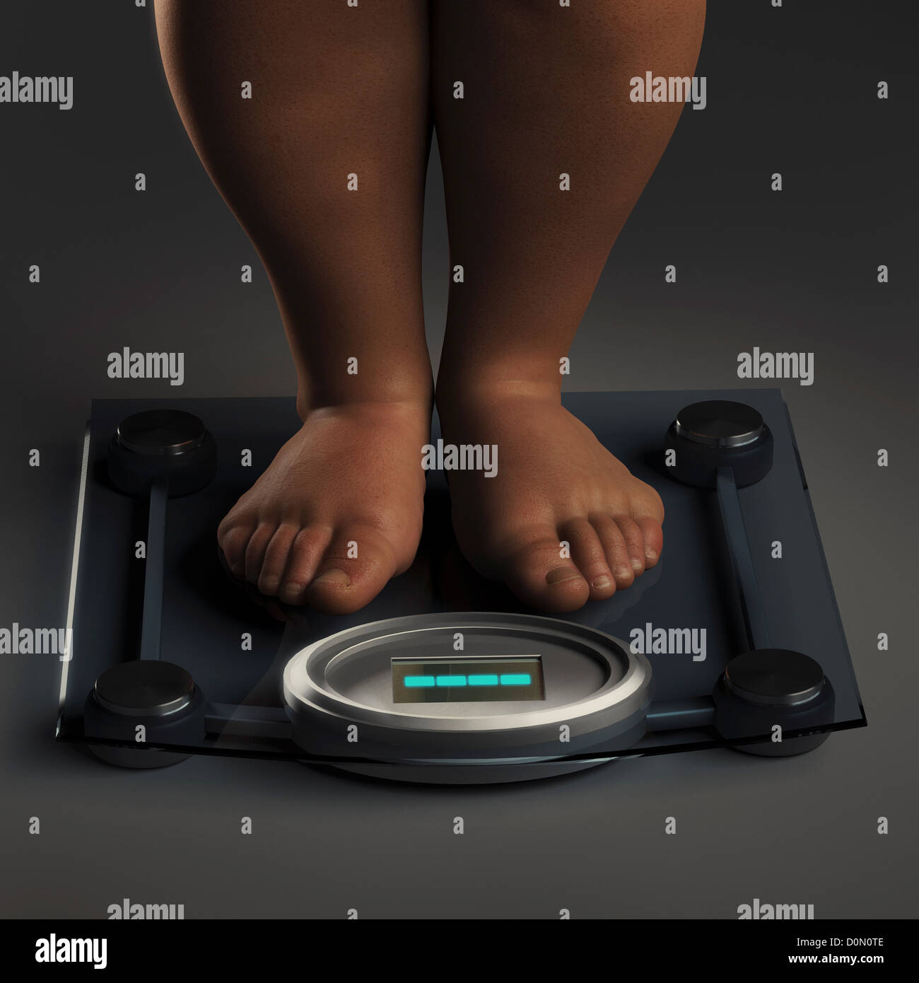 Fat feet on scales hi-res stock photography and images - Alamy