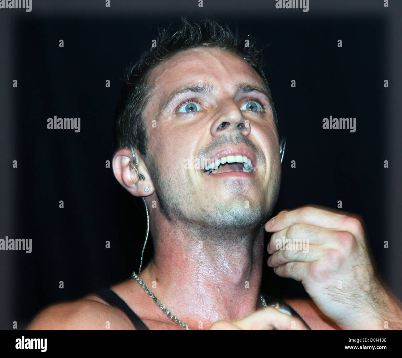 Jake Shears of the Scissor Sisters performing live at Terminal 5 New ...