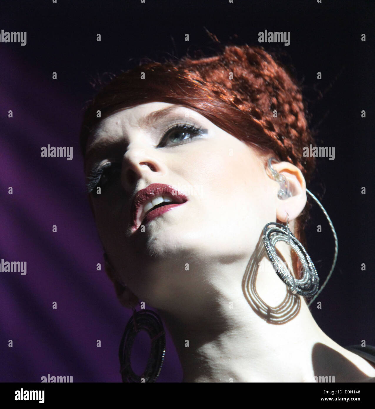 Ana Matronic of the Scissor Sisters performing live at Terminal 5 New ...