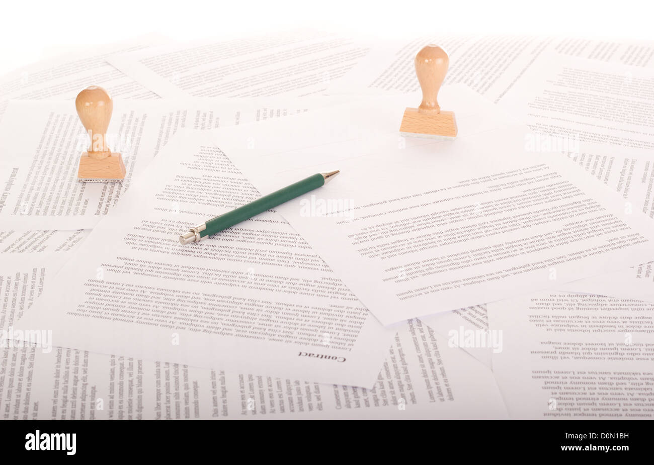 A lot of paperwork Stock Photo - Alamy
