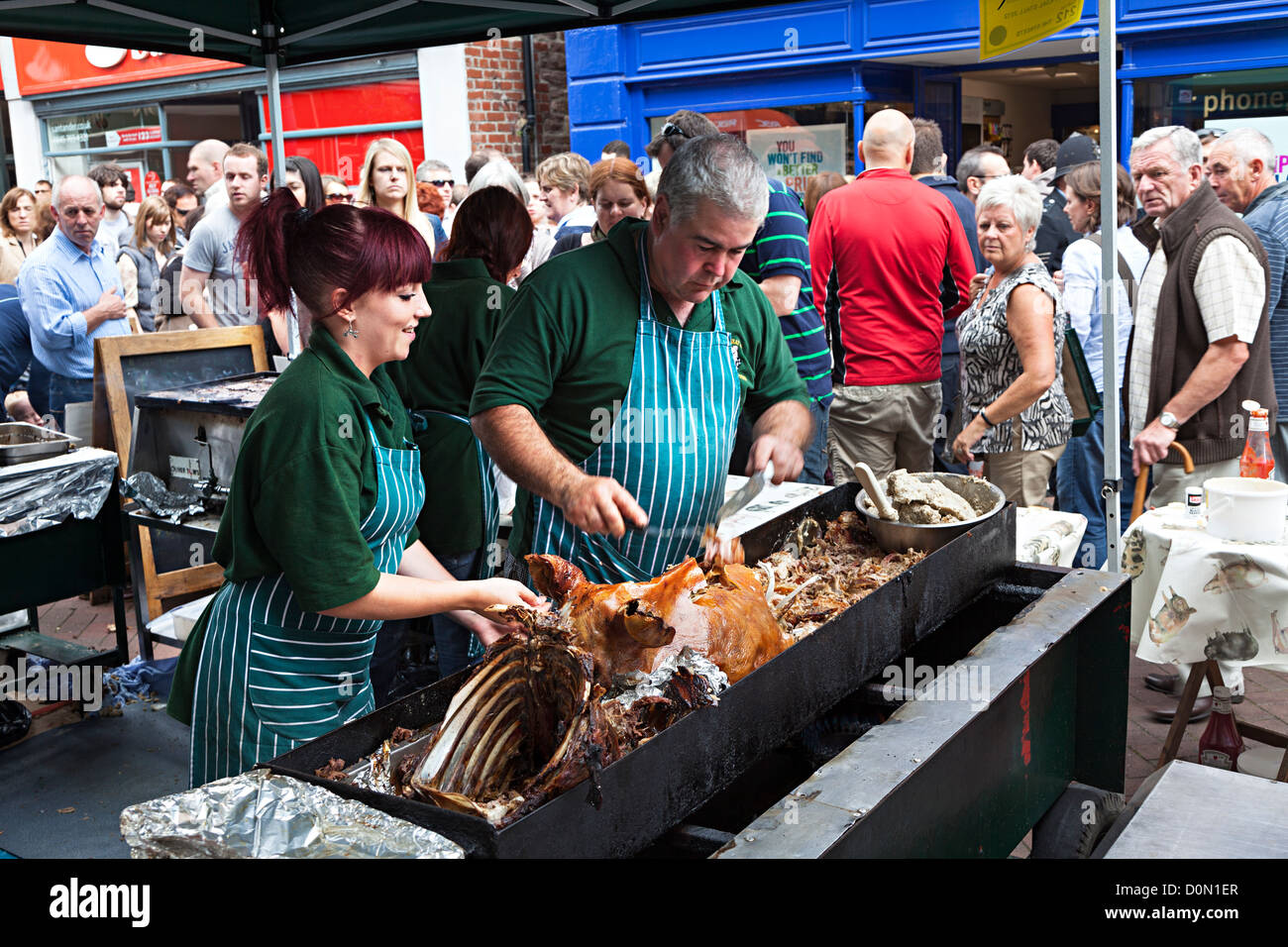Pig roast festival hi-res stock photography and images - Alamy