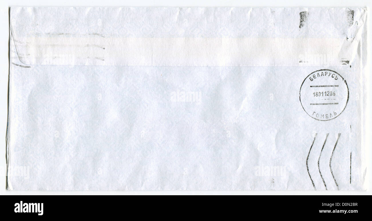 Post envelope, background Stock Photo - Alamy