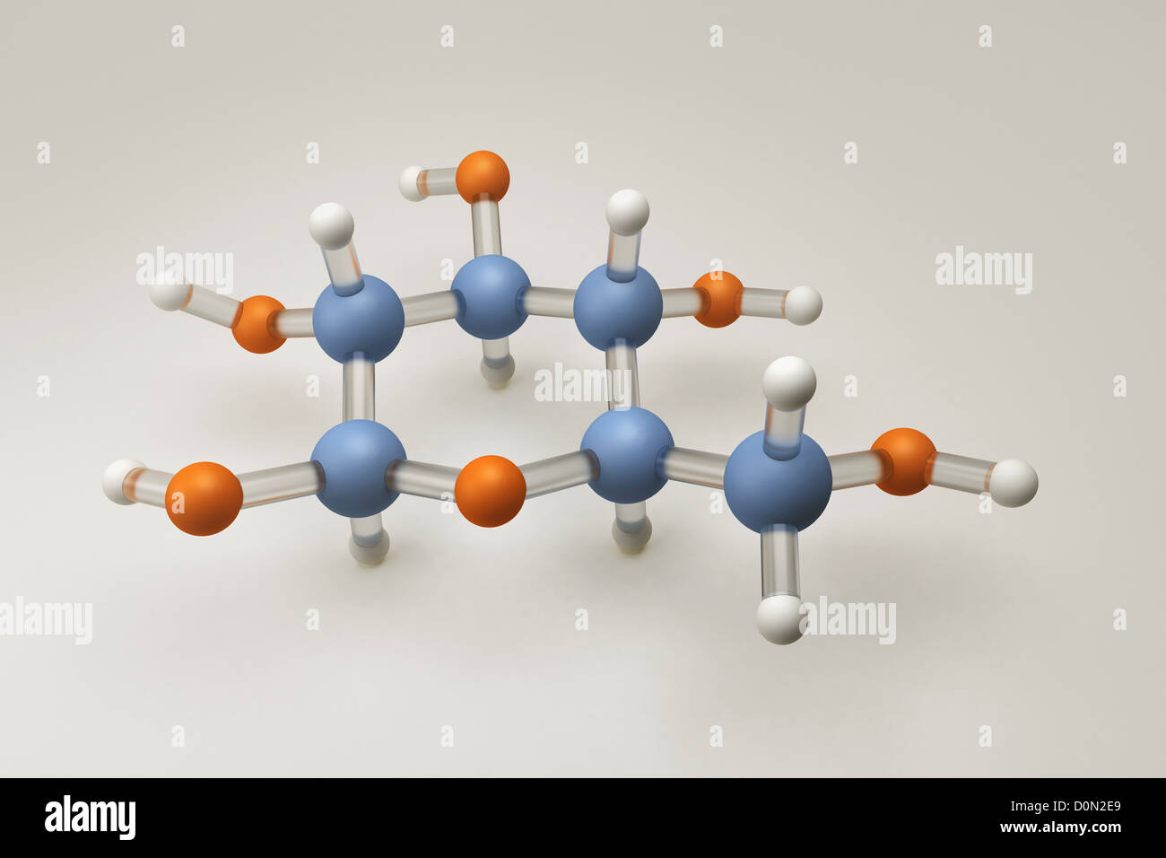 A molecular model of glucose Stock Photo - Alamy
